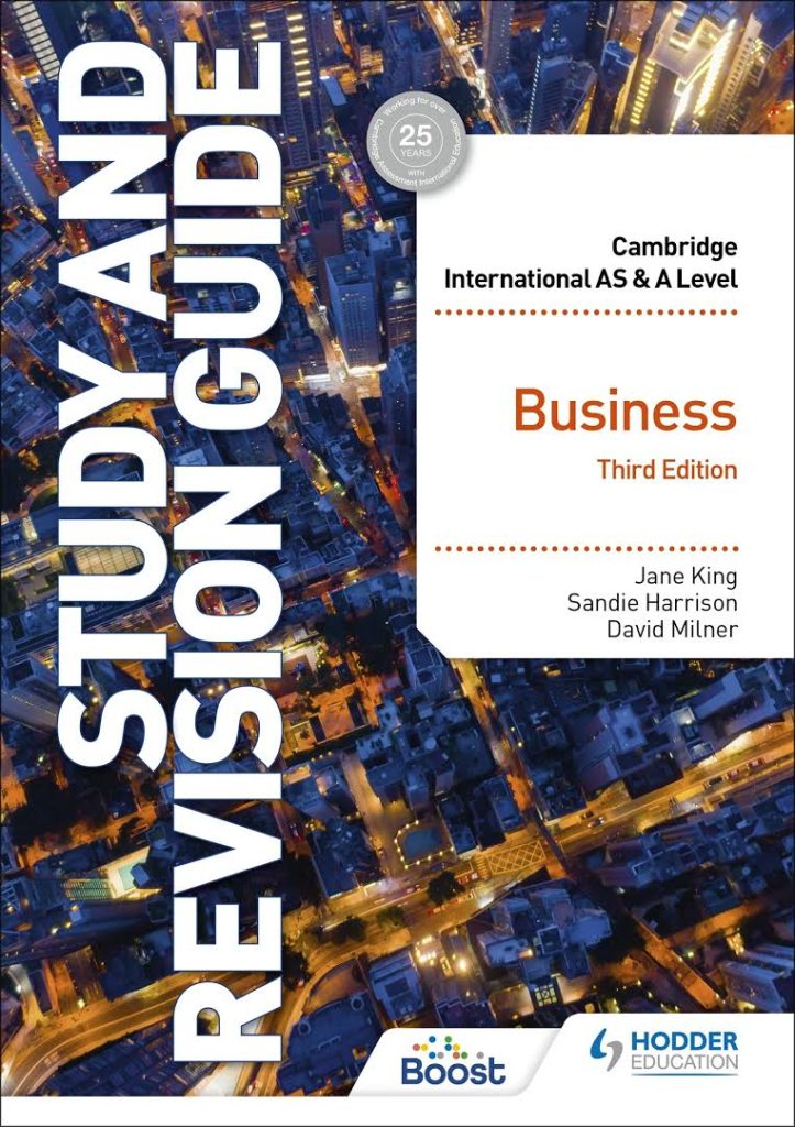 Cambridge International As & A level Business Study & Revision Guide ...